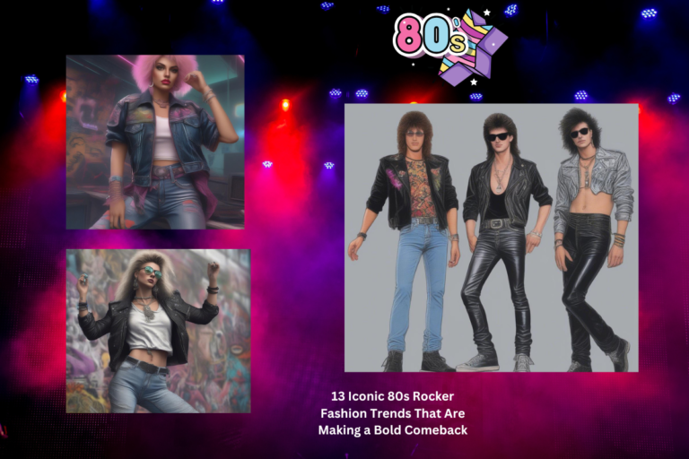 13 Iconic 80s Rocker Fashion Trends That Are Making A Bold Comeback ...